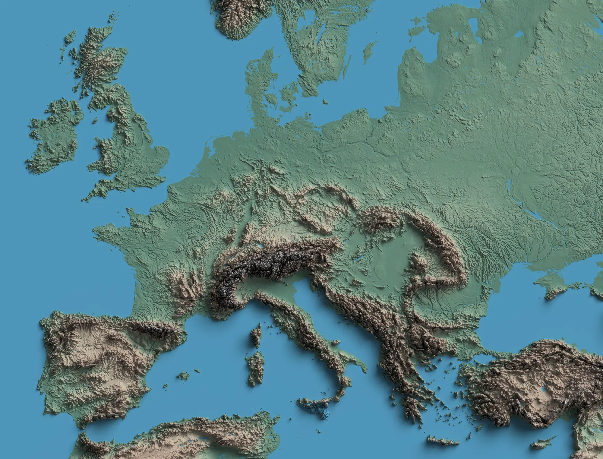 ReliefViz | Create shaded relief maps